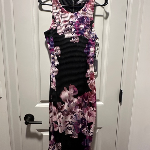 Jennifer Lopez | Dresses | Nwts Jennifer Lopez Floral Sleeveless Black ...